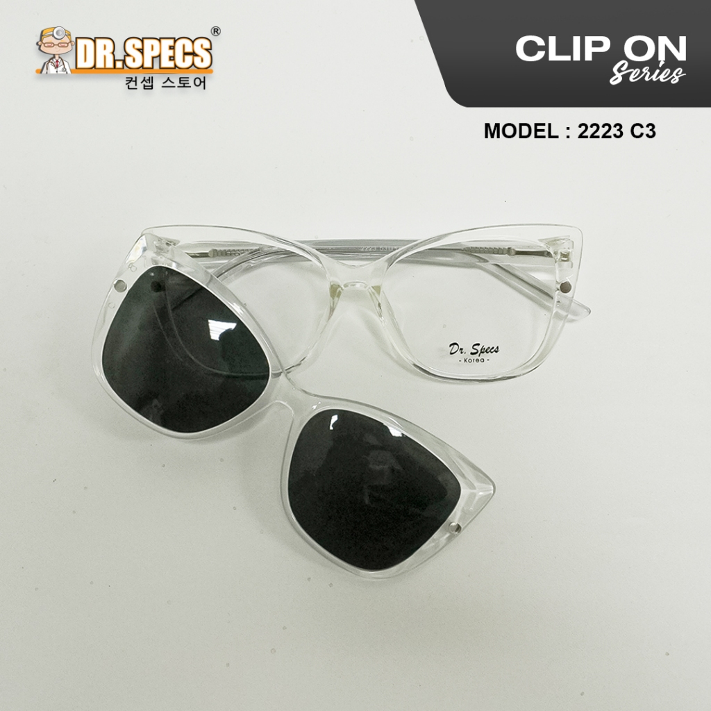 Jual Dr Specs Frame Clip On Series (2223-C3) | Shopee Indonesia
