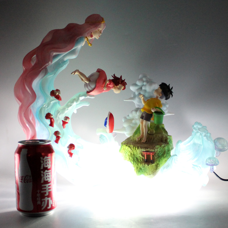 Jual [ Foto Asli ] Statue Action Figure Ghibli Ponyo x Sosuke Emoji ...