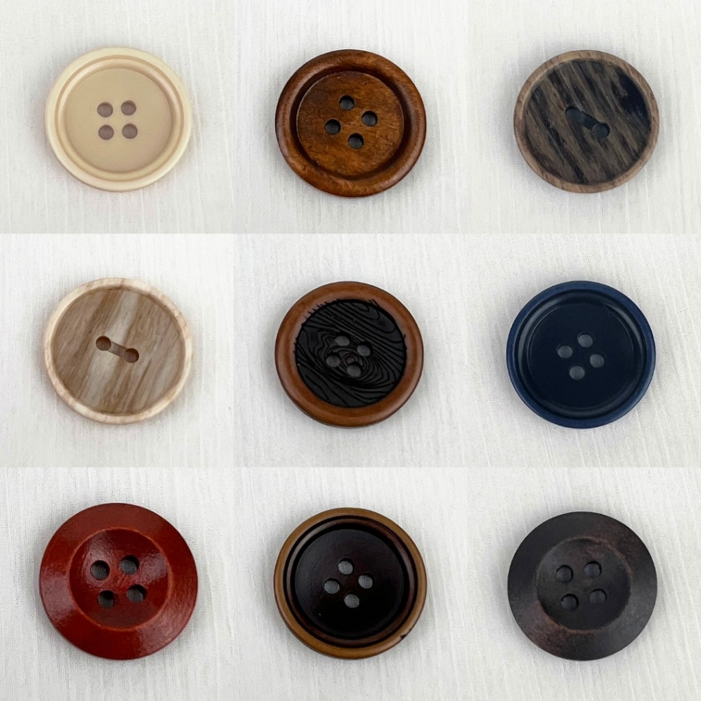 Jual Kancing Lubang Jahit SATUAN | Kancing Kayu Premium Button | Istana ...