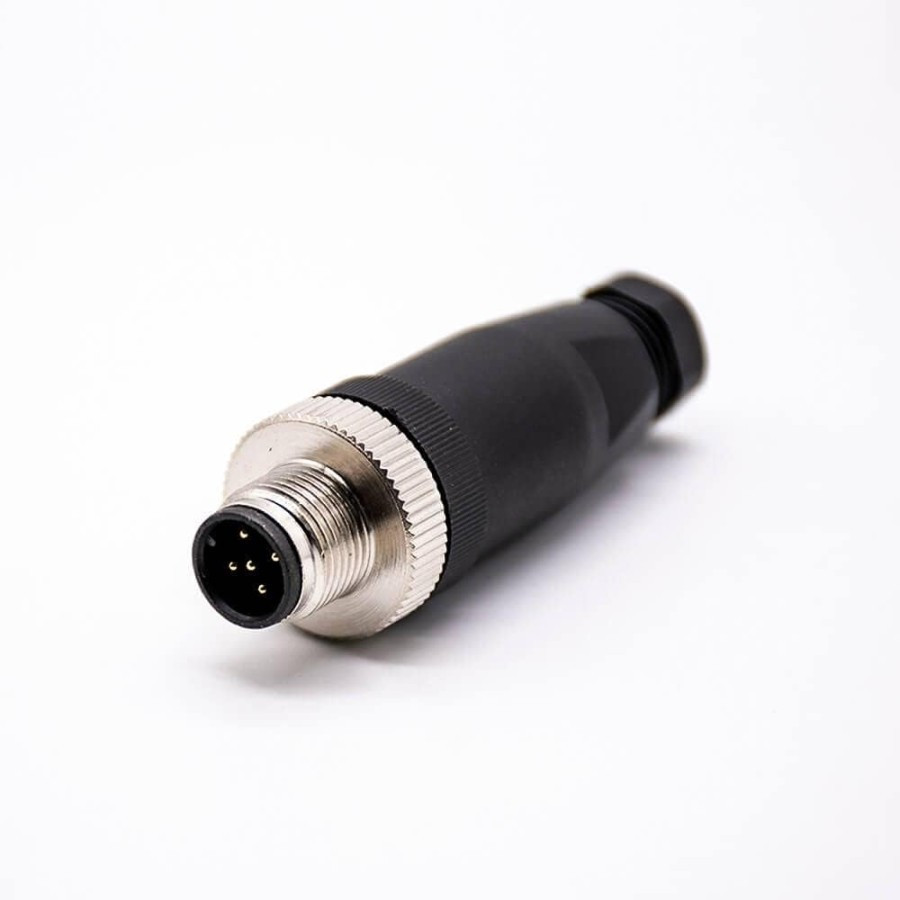 Jual M12 Socket Connector type straight 5 pin male Konektor SA36 ...