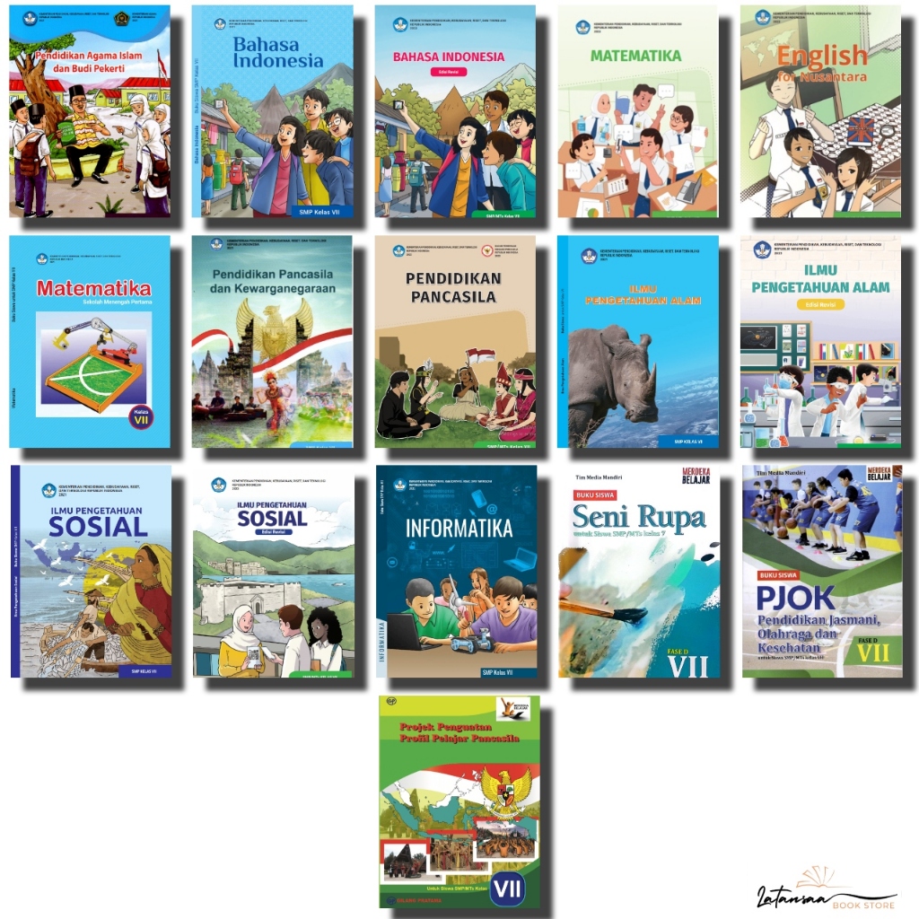 Jual BUKU PAKET KELAS 7 SMP/MTS KURIKULUM MERDEKA / KURIKULUM PENGGERAK | Shopee Indonesia