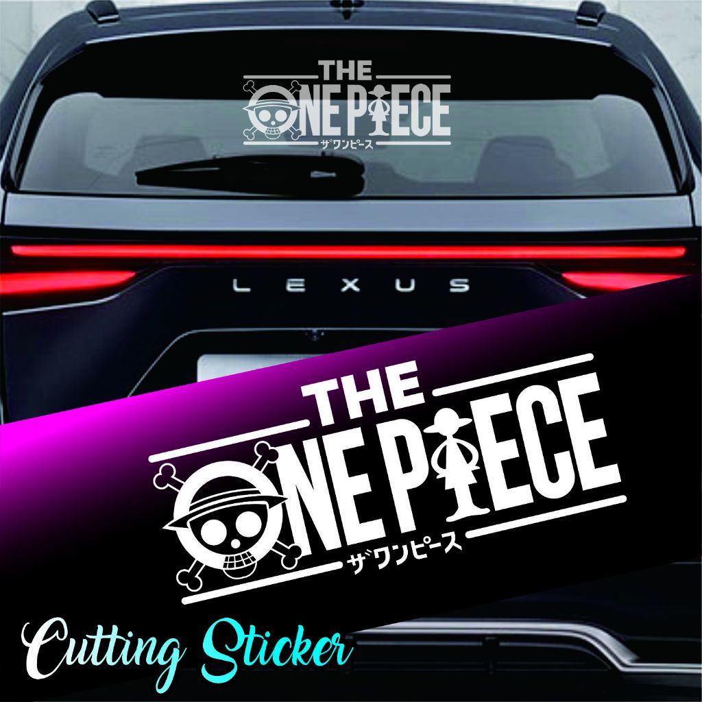 Jual Cutting Sticker ONE PIECE Logo The one piece stiker anime keren ...