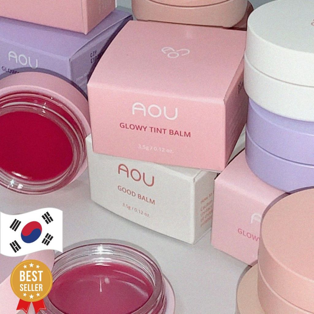 Jual [READY - New Shade] AOU Glowy Tint Lip Balm/ AOU Cosmetics/ Jennie ...