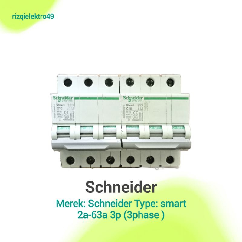 Jual MCB smart 10a 16a 25a 32a 50a 63a 3p (3 phase) | Shopee Indonesia