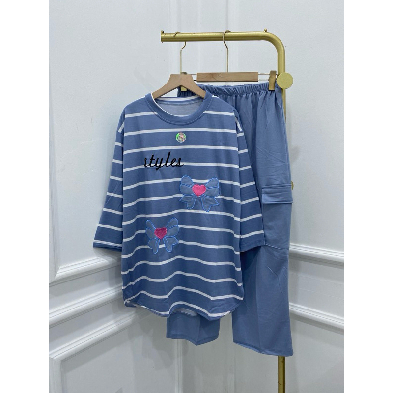 Jual STELAN KNIT SETCEL MURAH CARGO MOTIF JUMBO HALUS LEMBUT XXL KARET ...