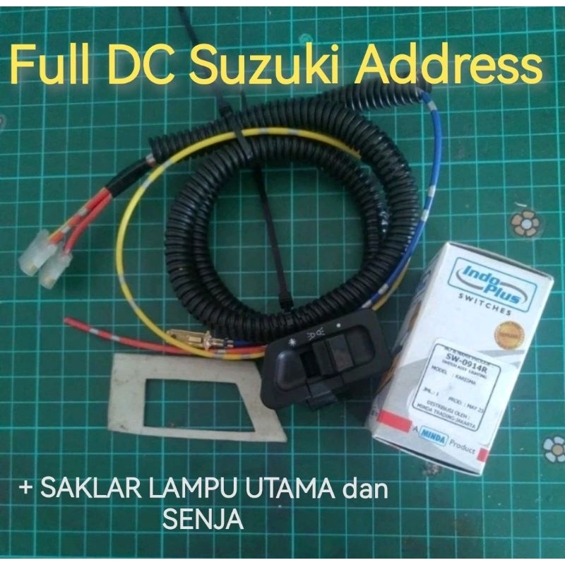 Jual Power supply kabel set DC + saklar lampu address | Shopee Indonesia