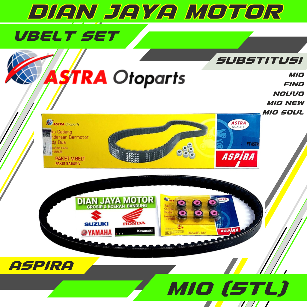 Jual (Aspira Bando) Panbel plus roller Mio 5TL Mio lama mio new mio ...