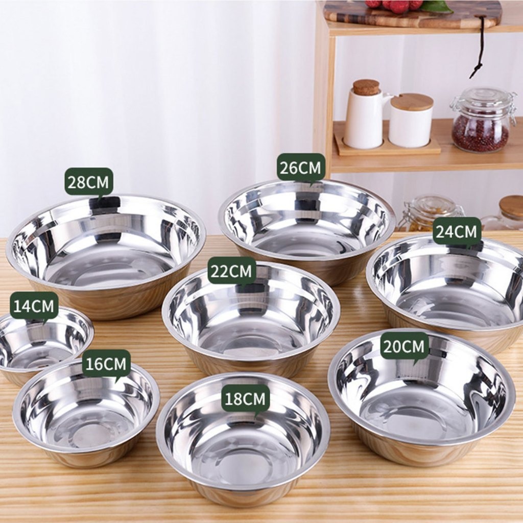 Jual BASKOM STAINLESS Baskom stainless steel | Shopee Indonesia