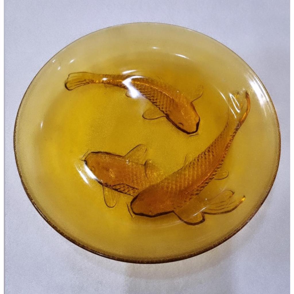Jual piring kaca ikan koi antik dekorasi pajangan klasik modern eropa ...