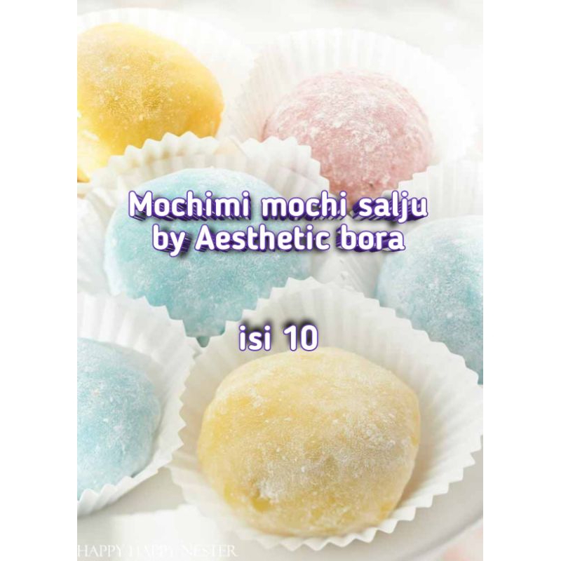 Jual 10 PCS Mochi isi cream aneka rasa camilan kekinian Viral by ...