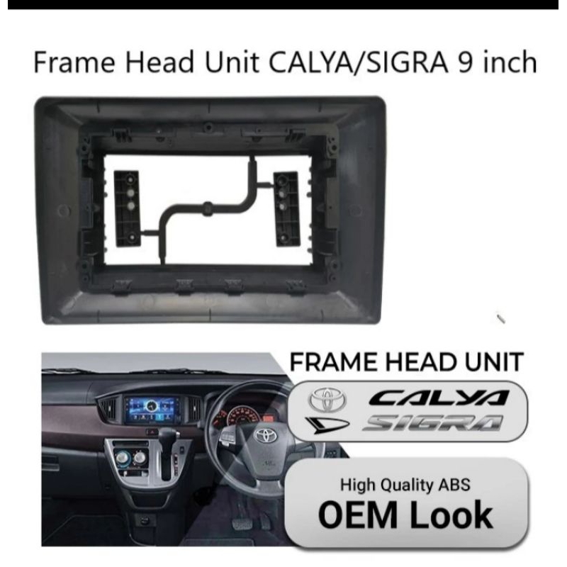 Jual Frame Head Unit Android for Toyota Calya / Daihatsu Sigra Ukuran 9 ...