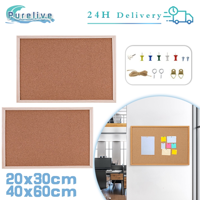 Jual Note Memo Board / Pin Board Papan Pengumuman Wood Wall Hanging ...