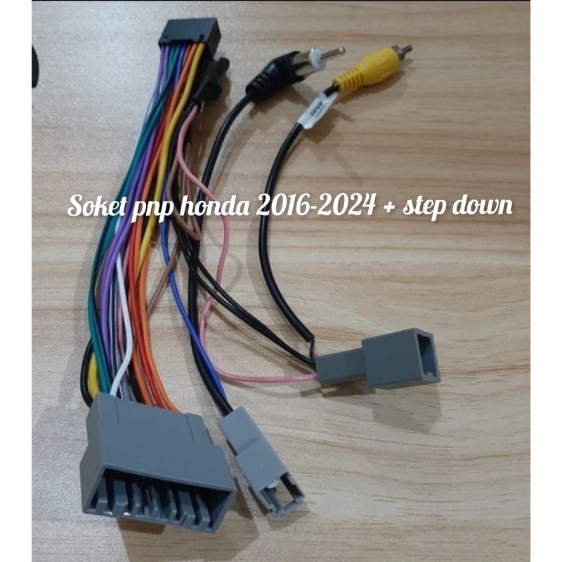 Jual kabel soket/socket head unit android mobil honda 2016-2025 + soket ...
