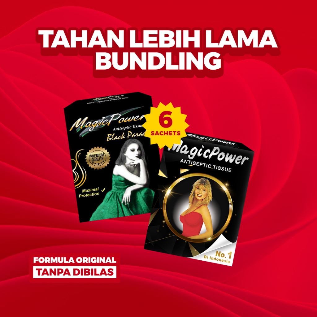 Jual [BUNDLING] Magic Power Tissue 2 Varian - Black Parade Dan Magic ...