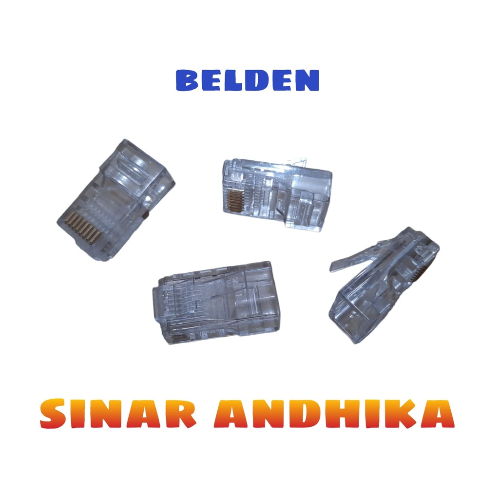 Jual KONEKTOR RJ45 UTP CAT 5E BELDEN | Shopee Indonesia