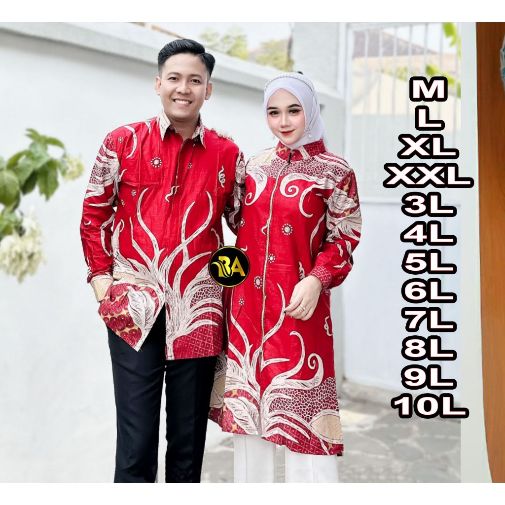 Jual Couple Tunik Atasan wanita Lengan PANJANG | M L XL XXL 3L 4L 5L 6L 7L 8L 9L 10L SUPER JUMBO ...