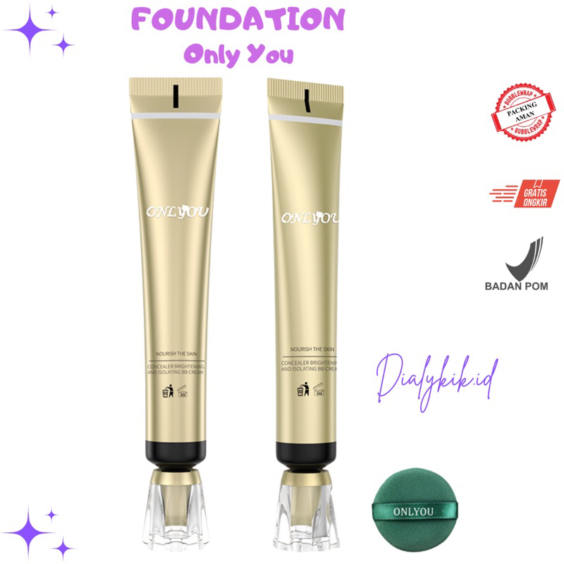 Jual ONLYOU FOUNDATION LIQUID ONLY YOU FOUNDATION (WAJIB ADD BUBBLE ...