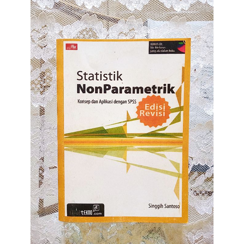 Jual Buku Statistik NonParametrik - Konsep dan Aplikasi dengan SPSS (Edisi Revisi) - BUKU BEKAS ...