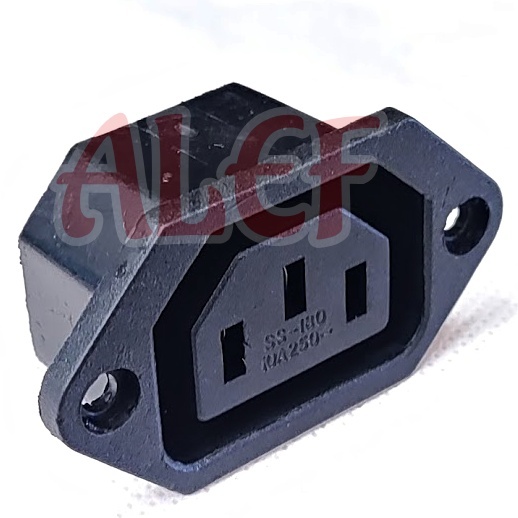 Jual jack ac female komputer sasis body casing box socket soket ...