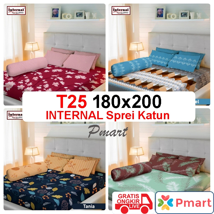 Jual T25 SPREI INTERNAL 180x200 / SPREI INTERNAL KING Tinggi 25 / SPREI ...