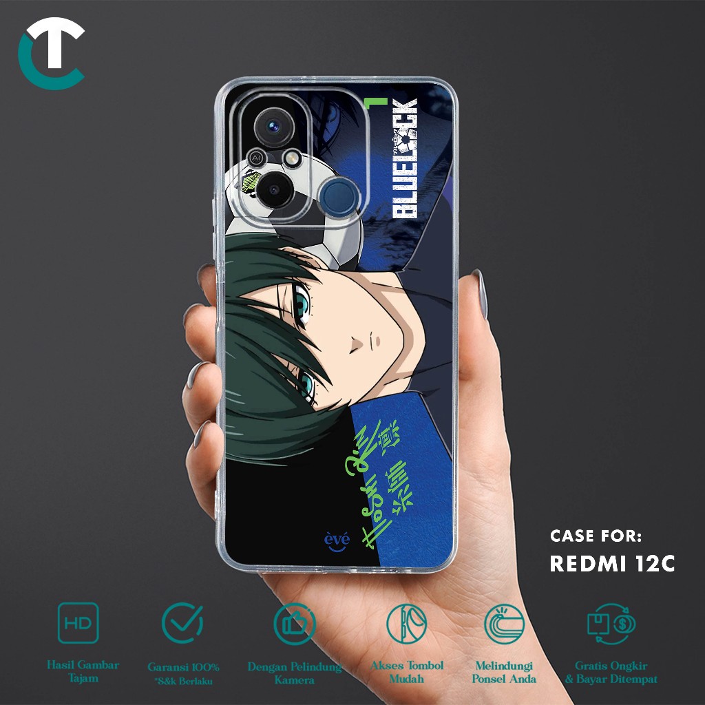 Jual Case Redmi 12C Casing Redmi 12C Motif BLUELOCK - Clear Case ...