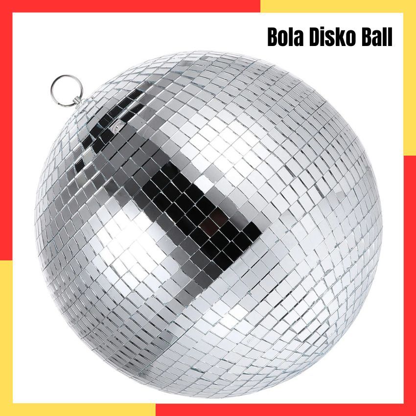 Jual Lampu Disco Bola Ball Gantung Kaca Mirror Putar Efek Cahaya ...