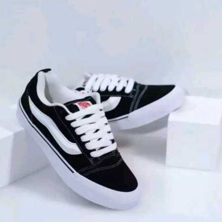 Jual SEPATU VANS KNU SCHOOL HITAM PUTIH ORIGINAL PREMIUM SNEAKERS ...