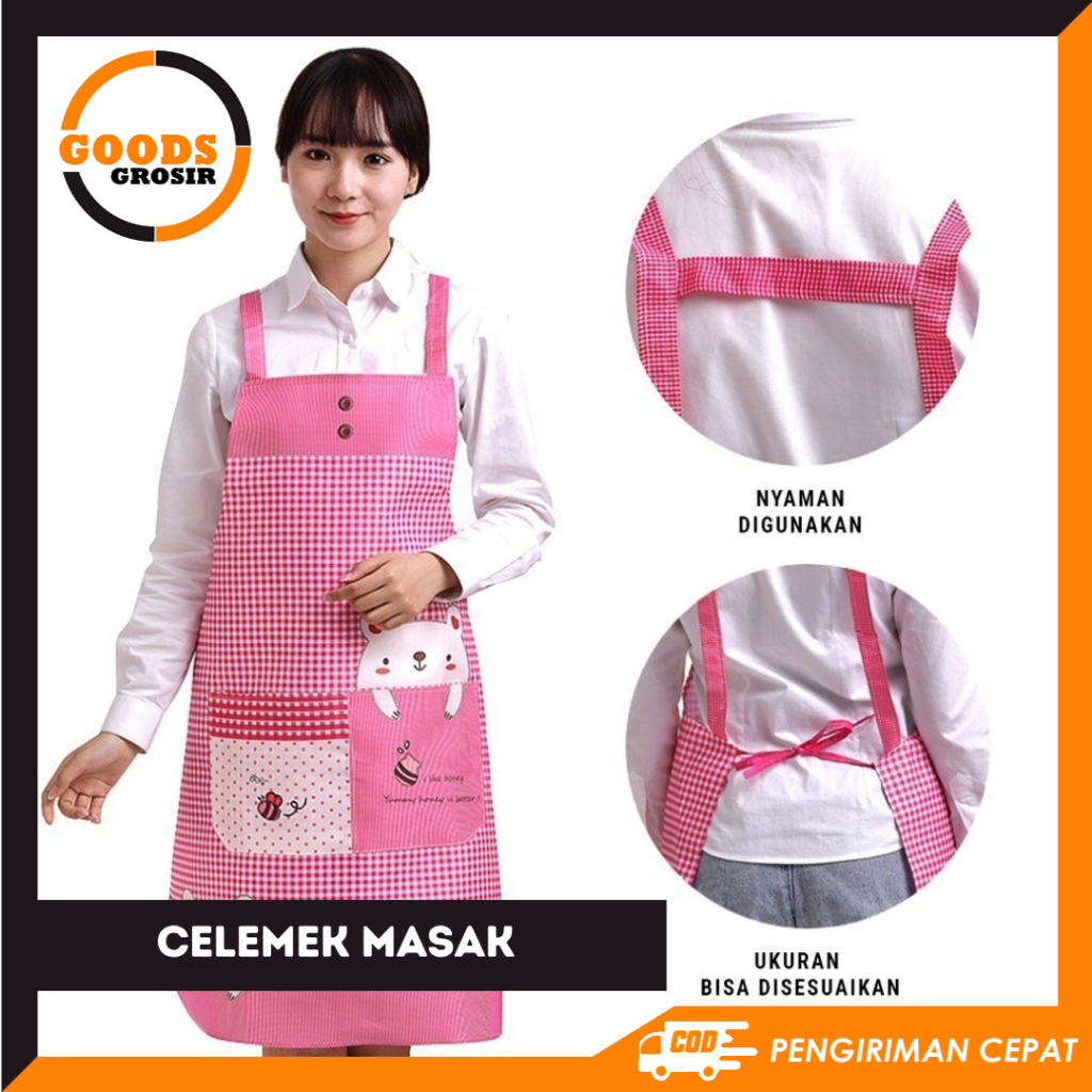 Jual GG - APRON CELEMEK MASAK | CELEMEK DAPUR | APRON BARISTA | CELEMEK ...