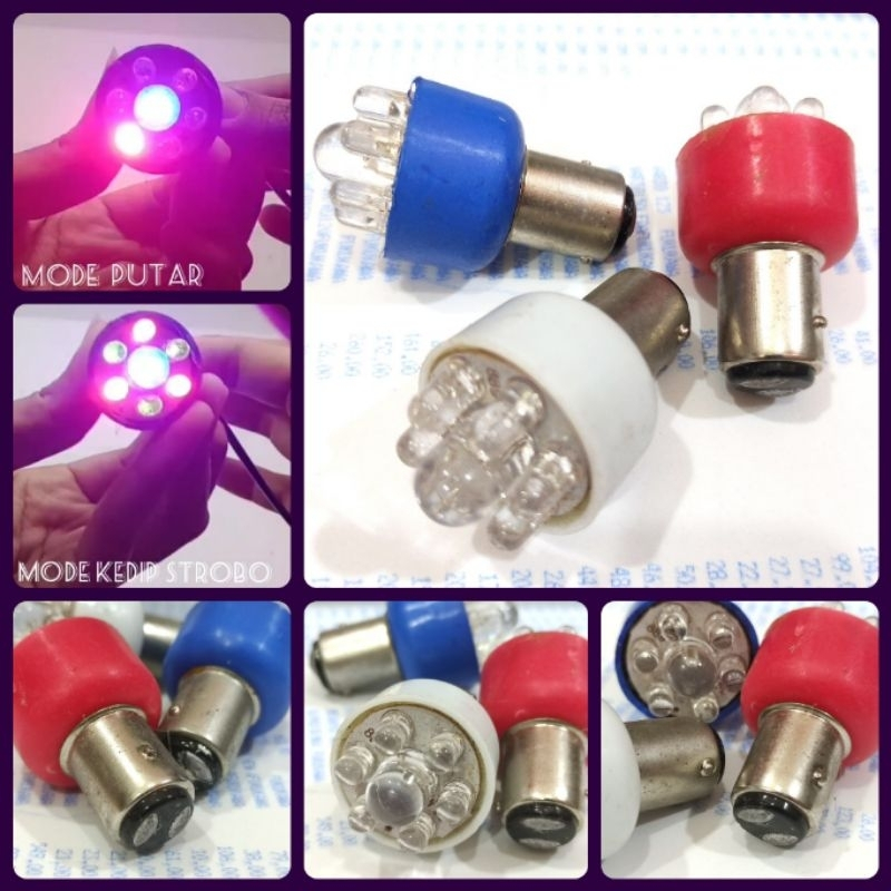 Jual LOR 32L LAMPU PUTAR 7 MATA Kedip Putar 12v Universal Motor 12 Volt ...