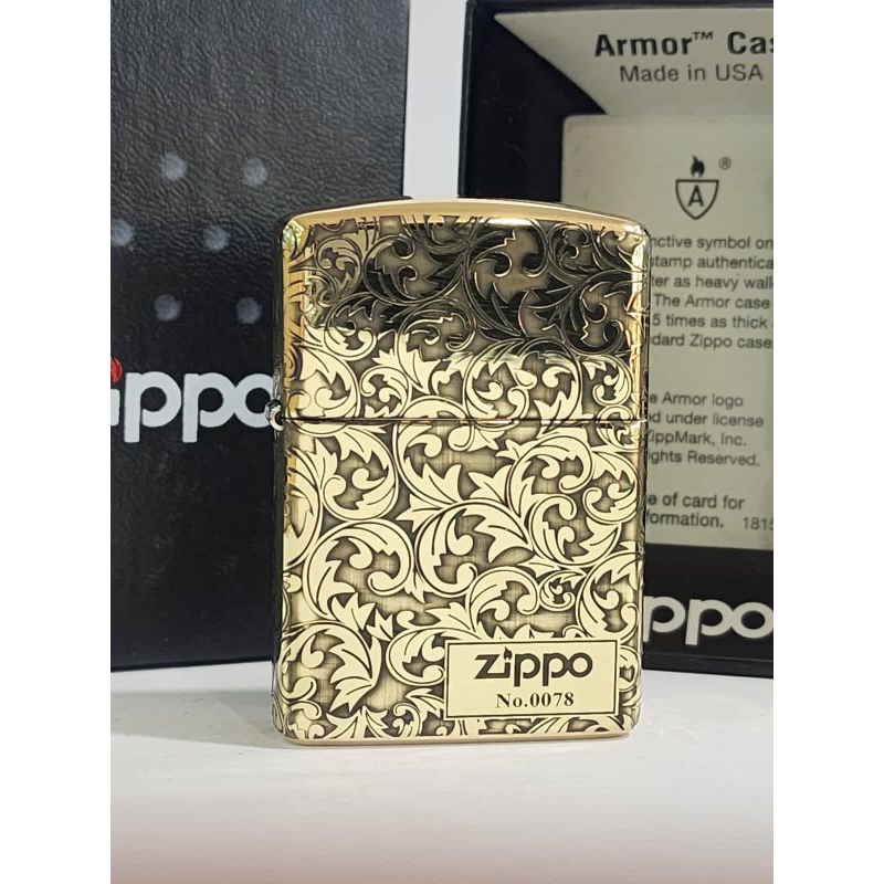 Jual Original Zippo Armor Arabesque Limited Edition 4 sisi | Shopee Indonesia