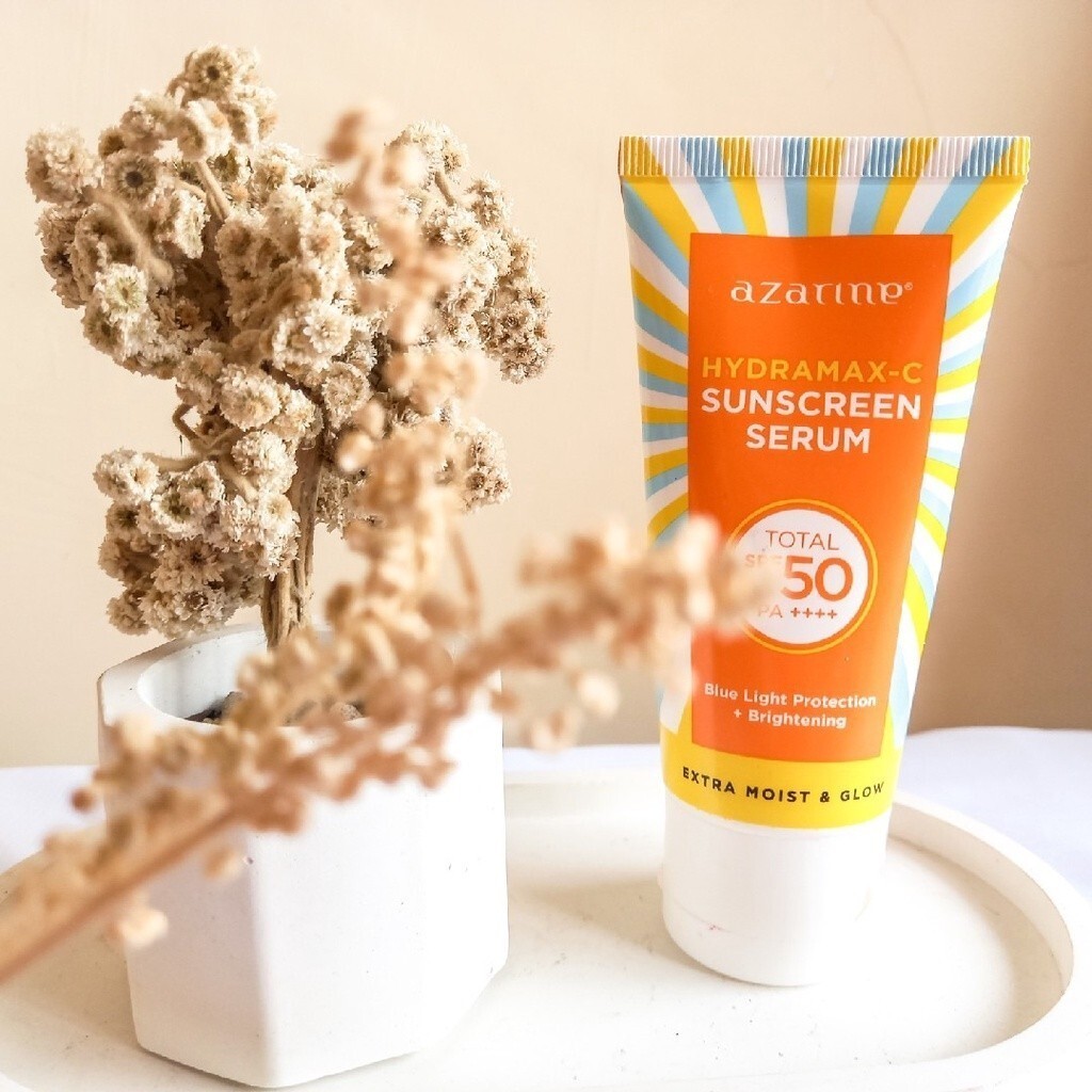 Jual Azarine Hydramax C Sunscreen Serum SPF 50 PA++++ isi 40 ml ...