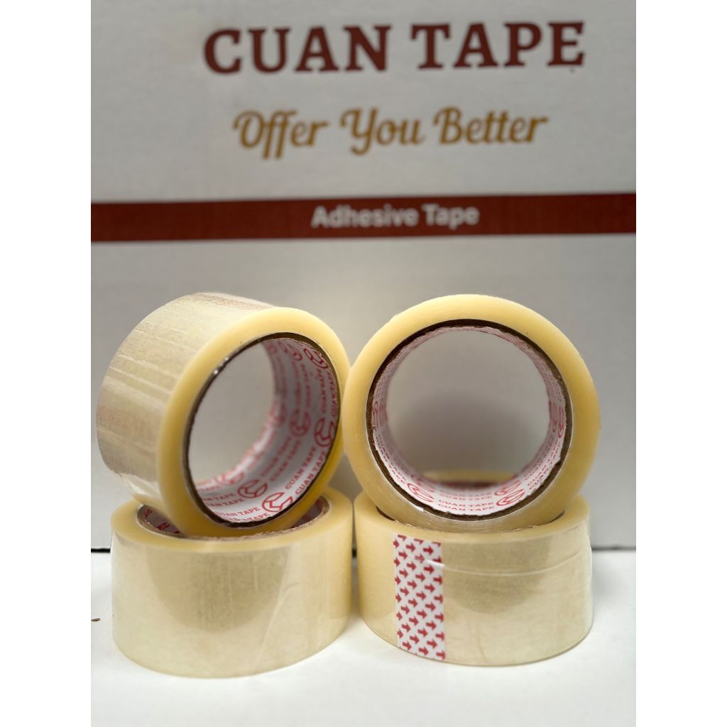 Jual Lakban Bening 45mm x 90 Yard | Lakban Coklat 90 Yard | Lakban 2 ...
