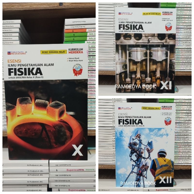 Jual Buku Original FISIKA SMA/MA kelas 10,11,12 Kurikulum Merdeka MEDIATAMA | Shopee Indonesia
