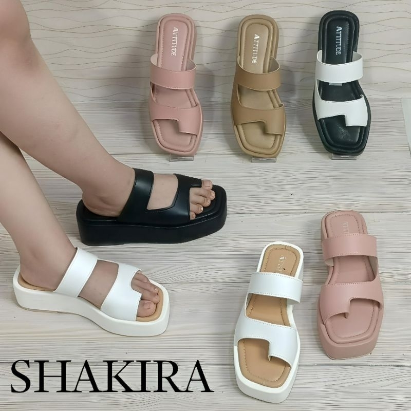 Jual ATTITUDE Sandal Wanita Platform wedgess SHAAKIRA | Shopee Indonesia