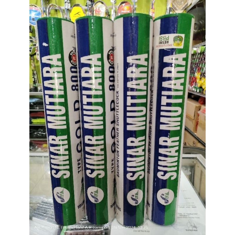 Jual KOK BULUTANGKIS SINAR MUTIARA GOLD 800 ORIGINAL RESMI PBSI ...
