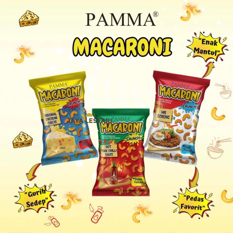 Jual Pamma Macaroni (2 Varian Rasa) (100g) | Shopee Indonesia