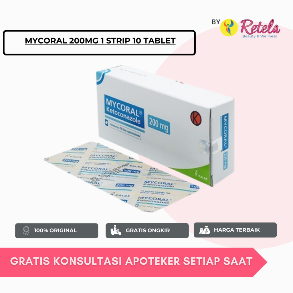 Jual MYCORAL 200MG 1 STRIP 10 TABLET | Shopee Indonesia