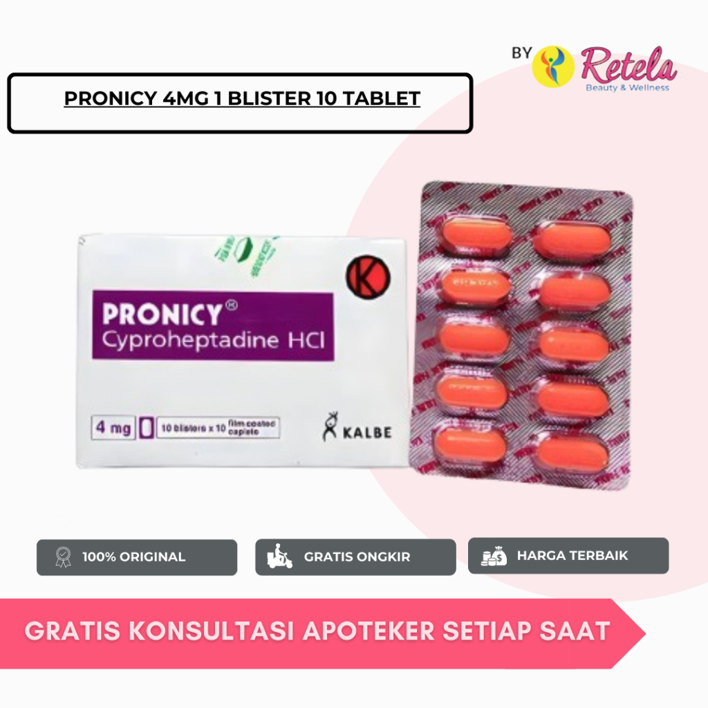 Jual PRONICY 4MG 1 BLISTER 10 TABLET | Shopee Indonesia
