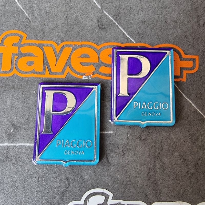 Jual Logo P/ Coret Akrilik Vespa Tahun Tua Detail Import | Shopee Indonesia
