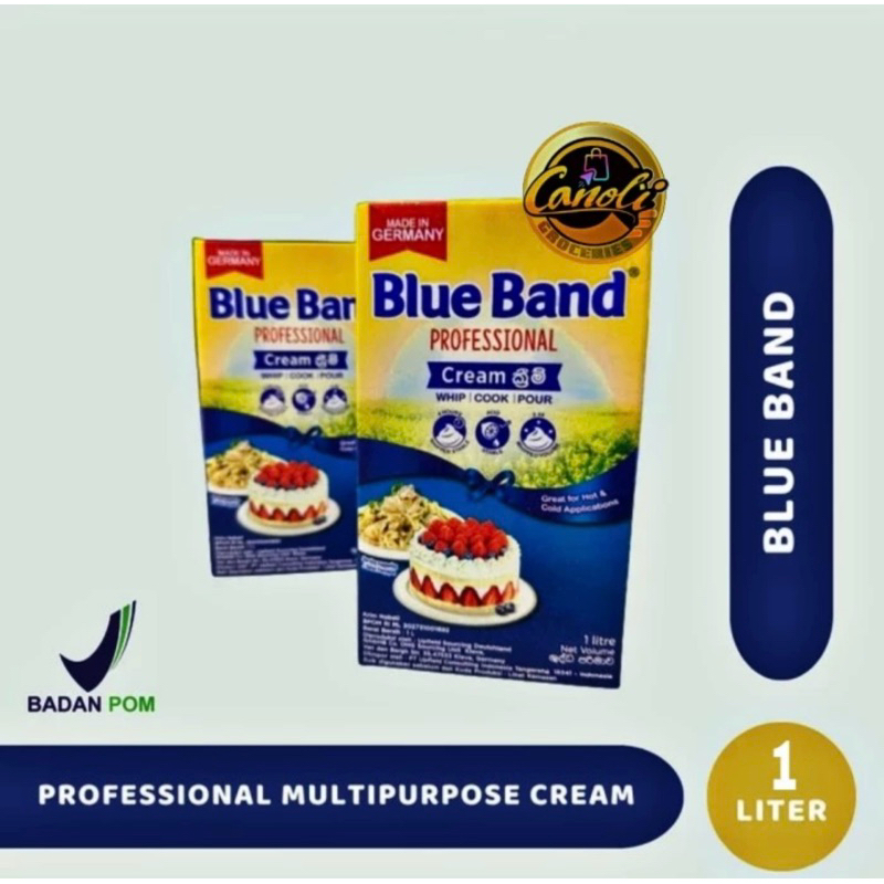 Jual Blue Band Whipping Cream 1 Ltr/ Professional cook pour 1 liter ...