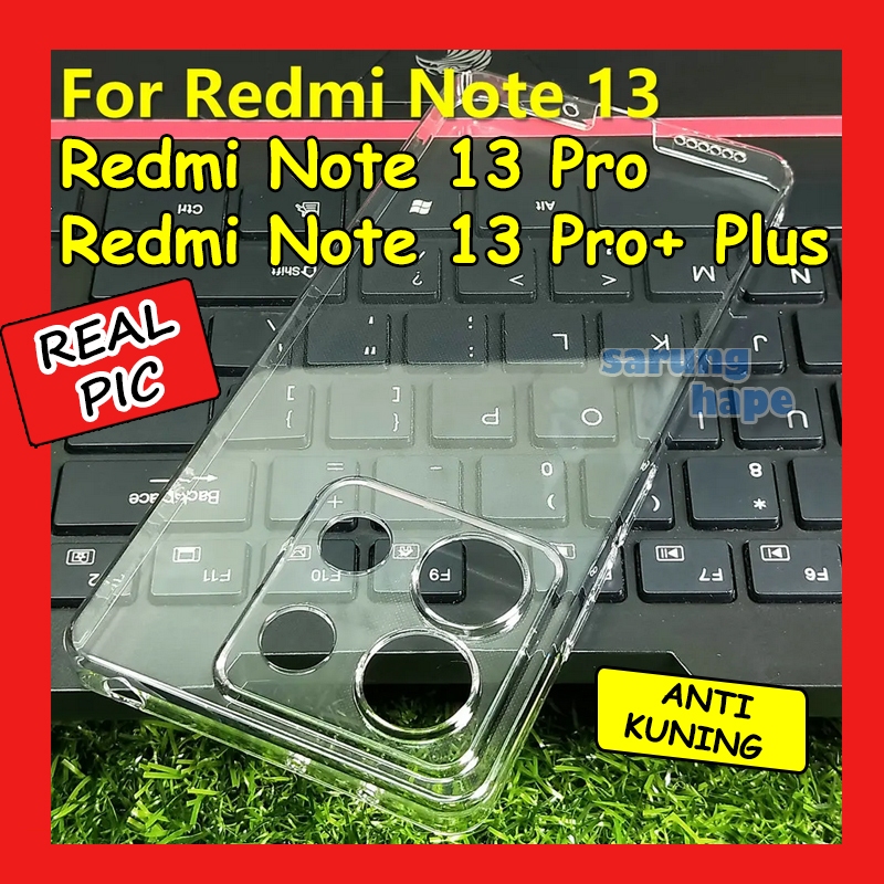 Jual Redmi Note 13 - Redmi Note 13 Pro 4G 5G - Clear Hard Case Casing ...