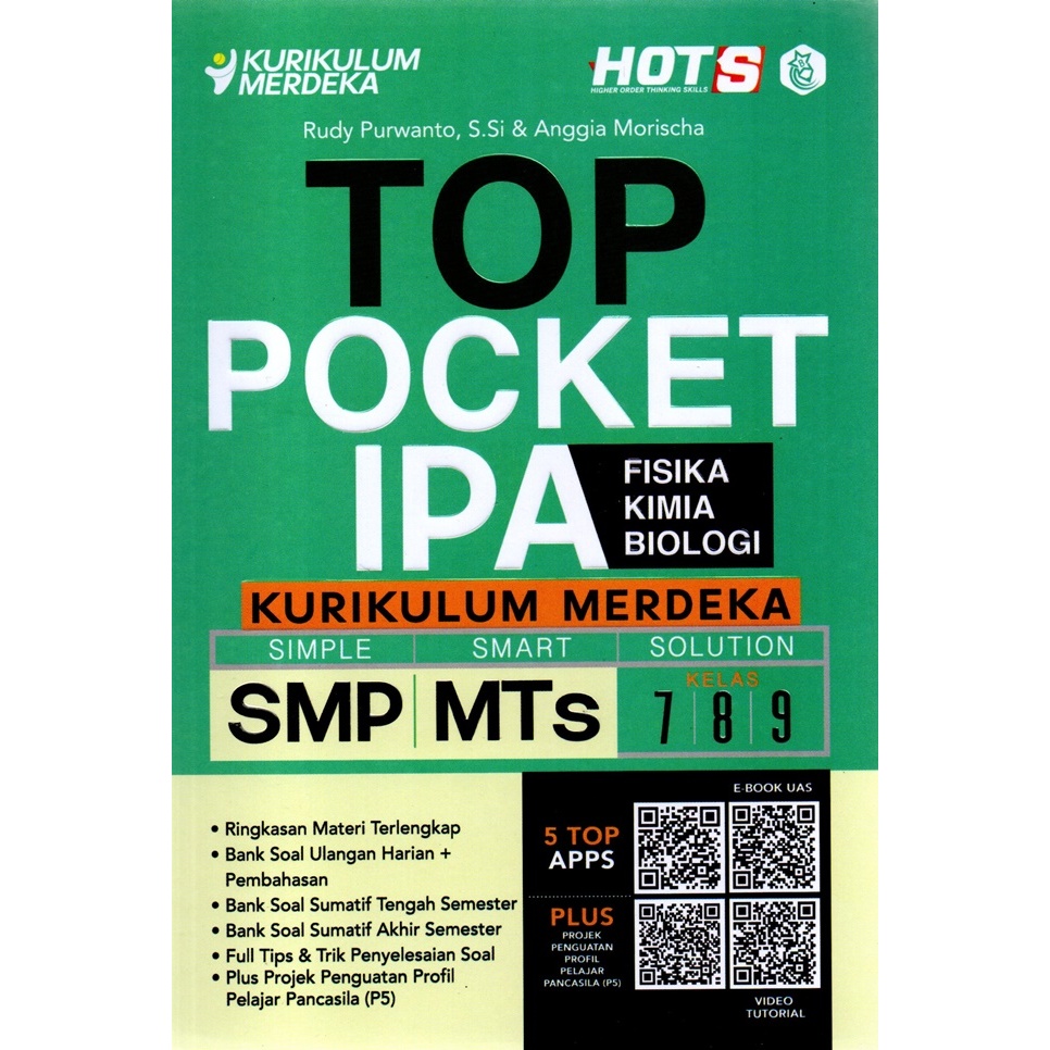 Jual Buku Rumus Top Pocket Master Book Matematika IPA Fisika Kimia ...