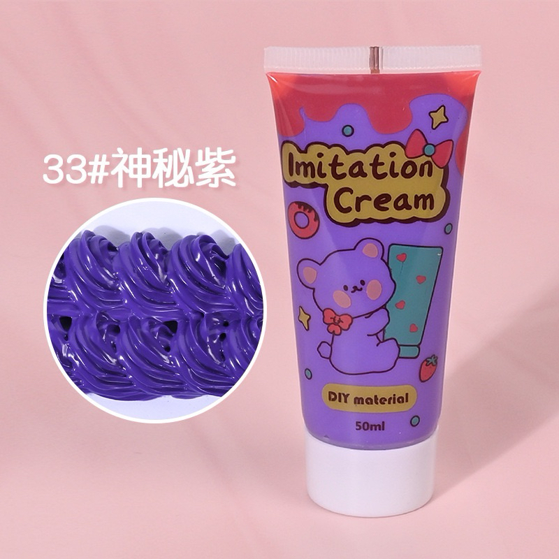 Jual deco diy simulation cream diy 50 ml buy 1 get 1 free spuit ...