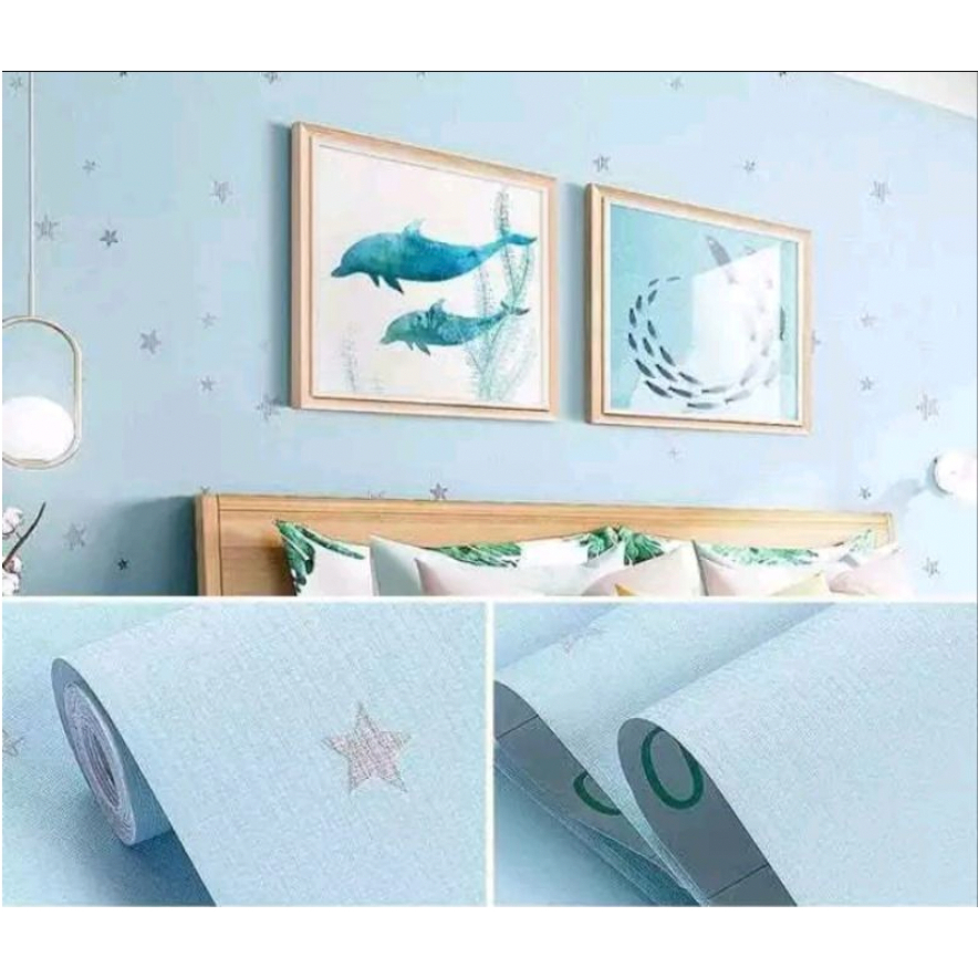 Jual Wallpaper Dinding Ukuran 45 CM x 10 M Motif TERMURAH 1 KG MUAT 2 roll pcs TERBAIK | Shopee ...