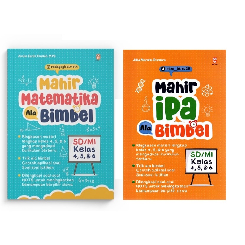 Jual Buku Mahir Matematika IPA ala Bimbel SD/MI Kelas 4,5,6 kurikulum Merdeka - JELSA MARRETA ...
