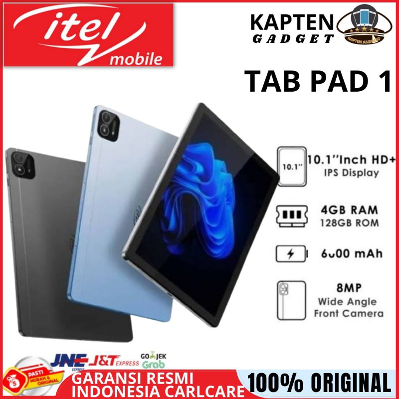 Jual TAB ITEL PAD 1 4/128 GB Sim Card LTE 4G 10.1inch PRODUK BARU ORIGINAL GARANSI RESMI ...