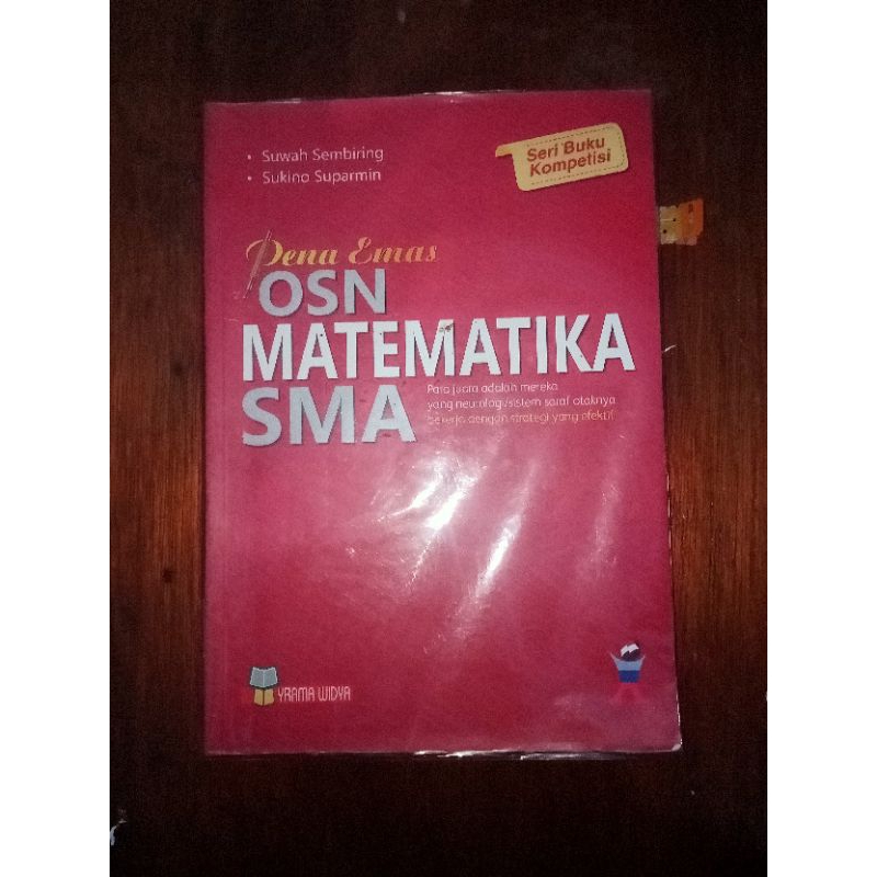Jual BUKU LATIHAN SOAL DAN PEMBAHASAN OSN MATEMATIKA SMA | Shopee Indonesia
