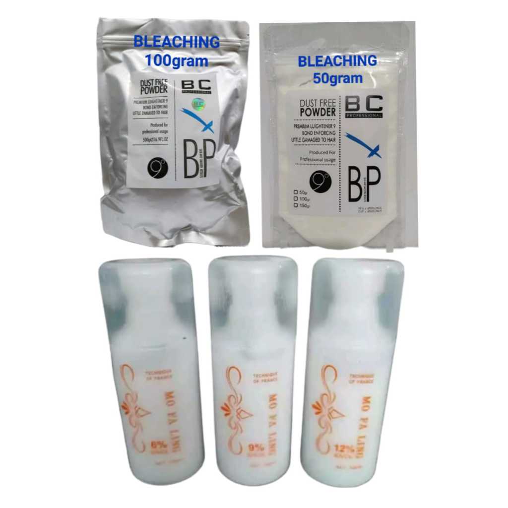 Jual (COD) BLEACHING BC PROFESSIONAL BLOND PLEX GRADE 9+/10+ 50gr 100gr ...