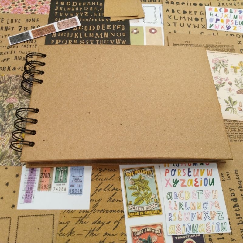 Jual Hardcover Scrapbook & FREEBIES A5 - DP023 - scrapbook album ...