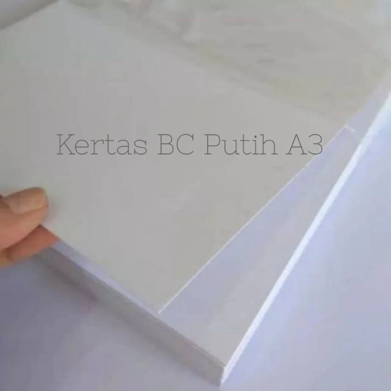 Jual Kertas BC Putih A3 150gsm / Kertas gambar putih A3 / Manila putih ...
